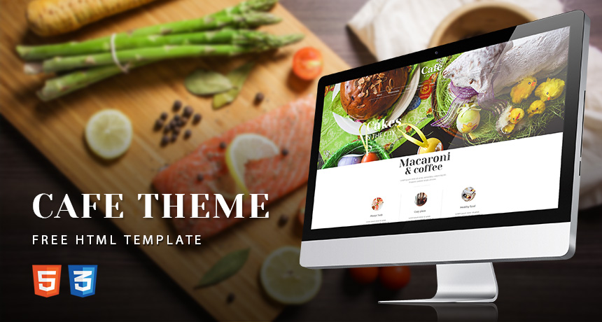 CAFE THEME Free HTML Template | Free HTML5 Templates